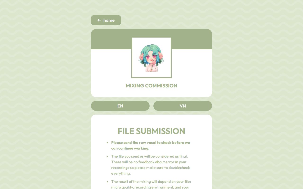 KOHASU MIXING COMMISSION